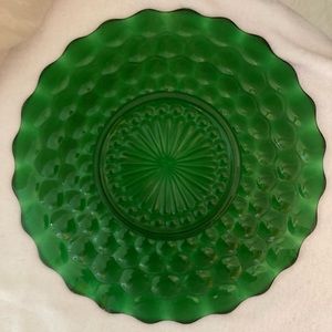 Anchor Hocking | Kitchen | Vintage Anchor Hocking Green Bubble Dinner ...